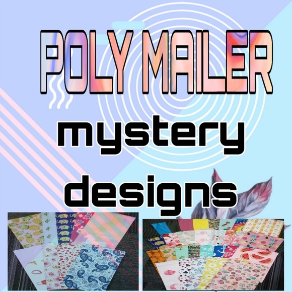 Office | 4 6x9 Assorted Design Poly Mailers | Poshmark